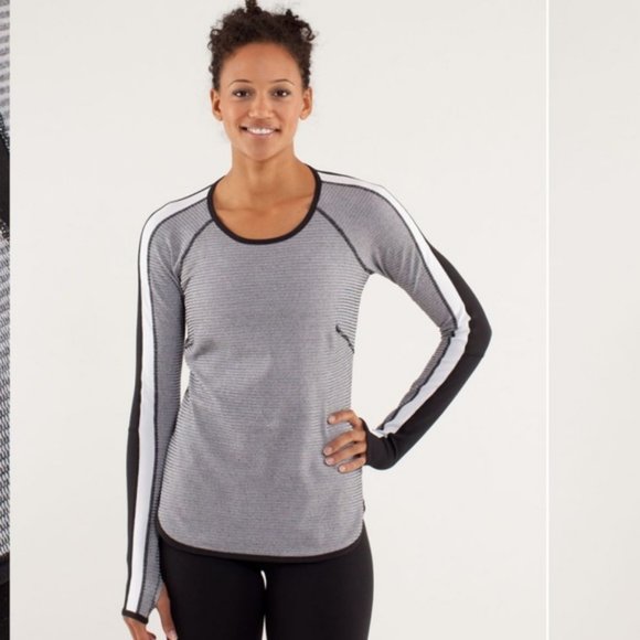 lululemon athletica | Tops | Lululemon Runder Under Reversible Long ...